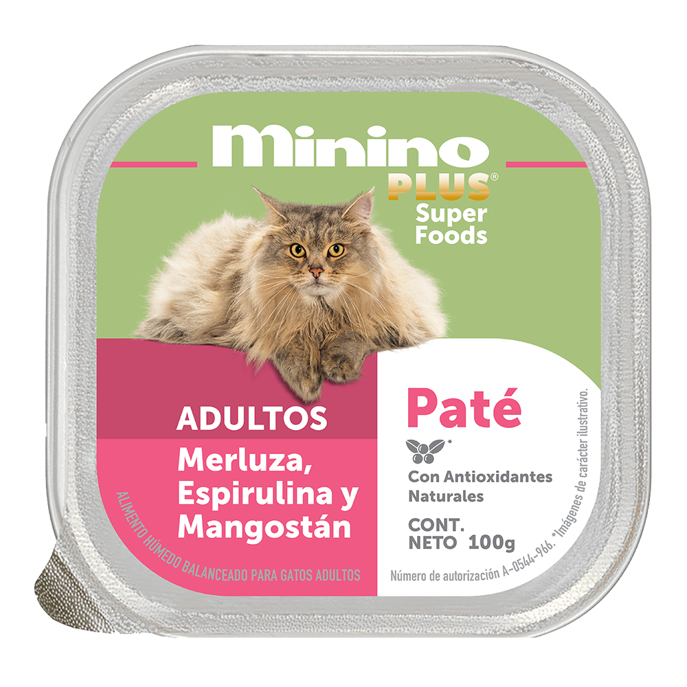 Merluza, espirulina y mangostán - Minino